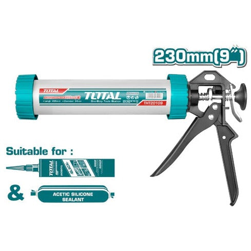 ALUMINIUM CAULKING GUN 9" TOTAL – Wheelquip Tools