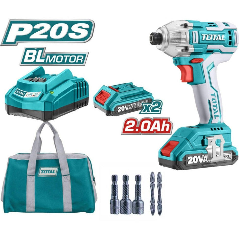 LITHIUM-ION IMPACT DRIVER BRUSHLESS MOTOR 170NM - TIRLI2002 – Wheelquip ...