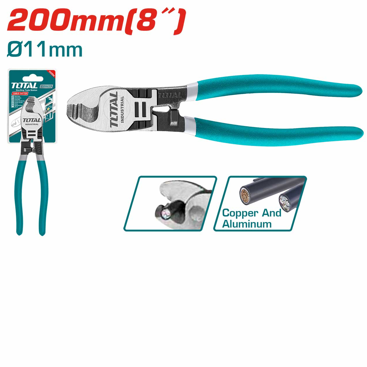 CABLE CUTTER TOTAL 200mm – Wheelquip Tools