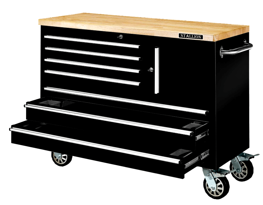 Stallion Tool Workbench on wheels 48" – Wheelquip Tools