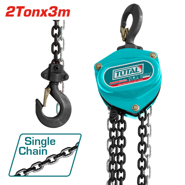 TOTAL Chain Block 2Tx3M Lift - TCBK0202 – Wheelquip Tools