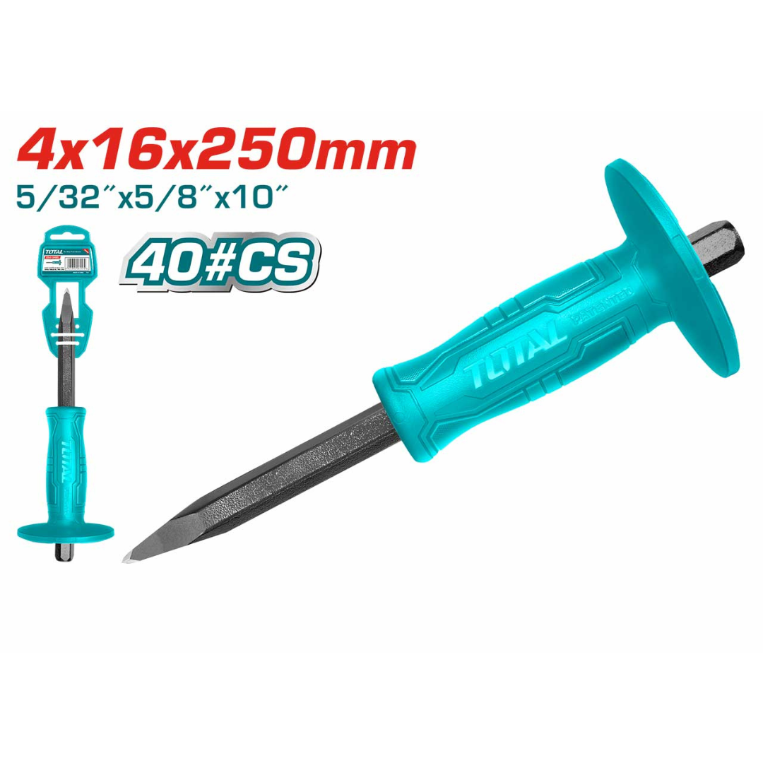 Total Chisel Cold 250mm Point-THT4221026 – Wheelquip Tools