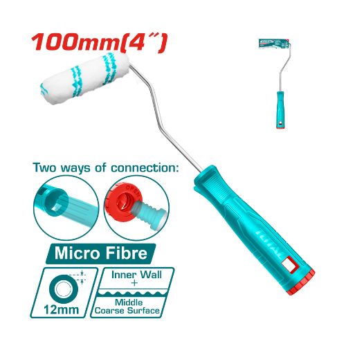 Total Paint Roller 100mm - THT85046 – Wheelquip Tools