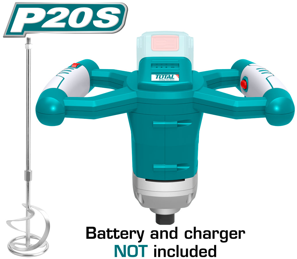 Lithium-ion mixer Total – Wheelquip Tools