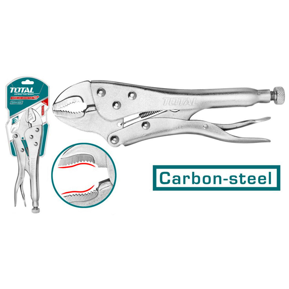 TOTAL 250MM/10" VICE GRIP Curved Jaw – Wheelquip Tools