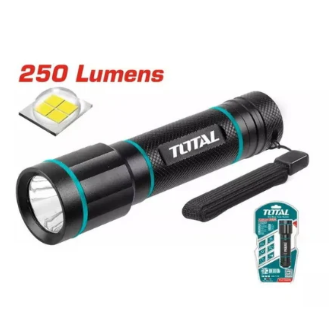TOTAL FLASHLIGHT - AVIATION GRADE 200 LUMENS – Wheelquip Tools