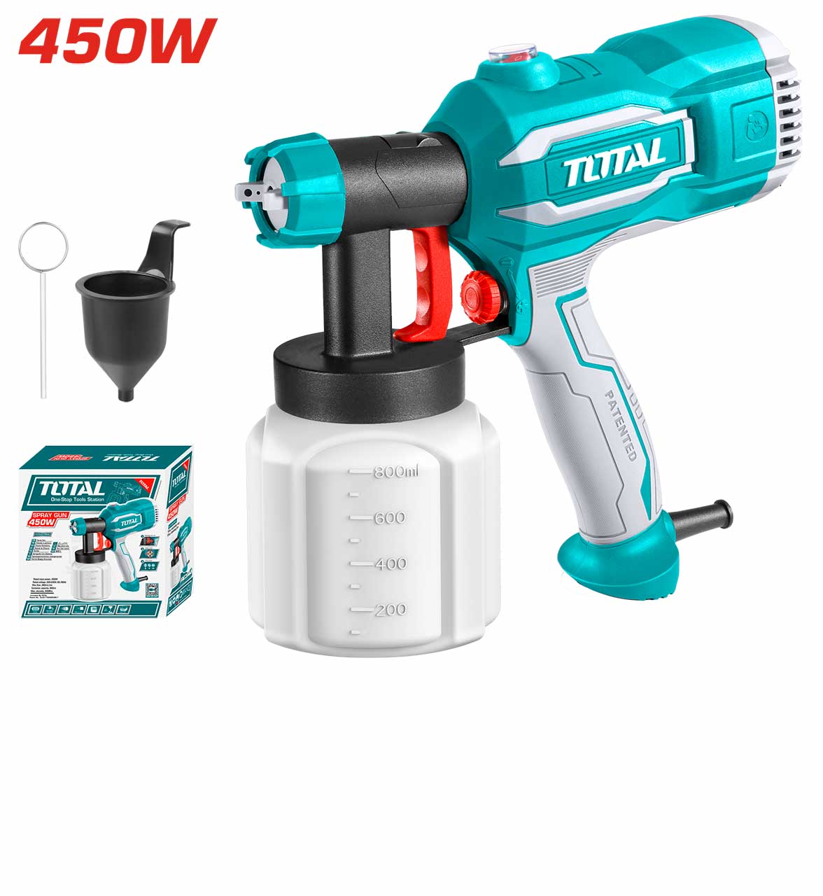 SPRAY GUN 220V TOTAL – Wheelquip Tools